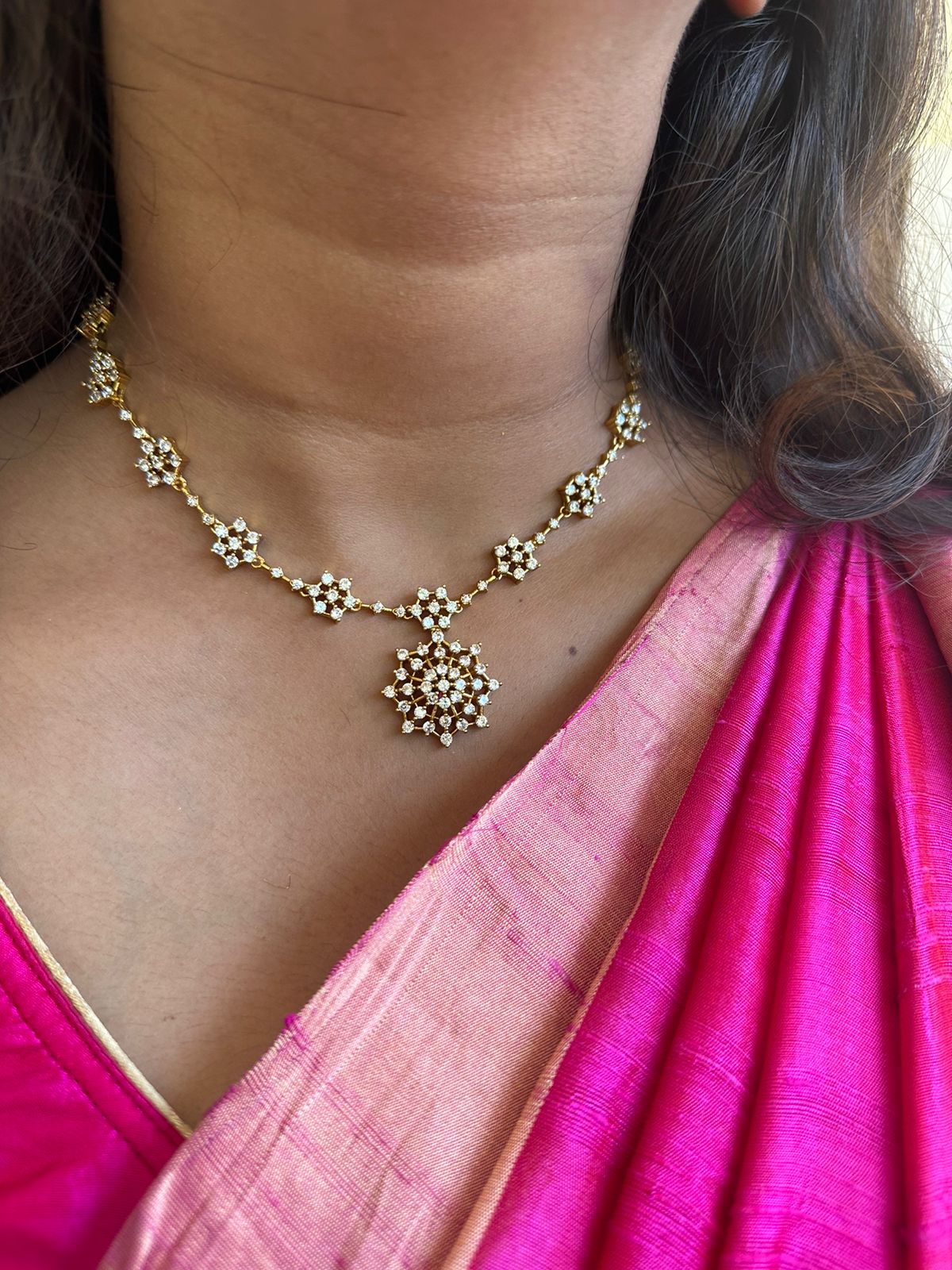 Stone short necklace store