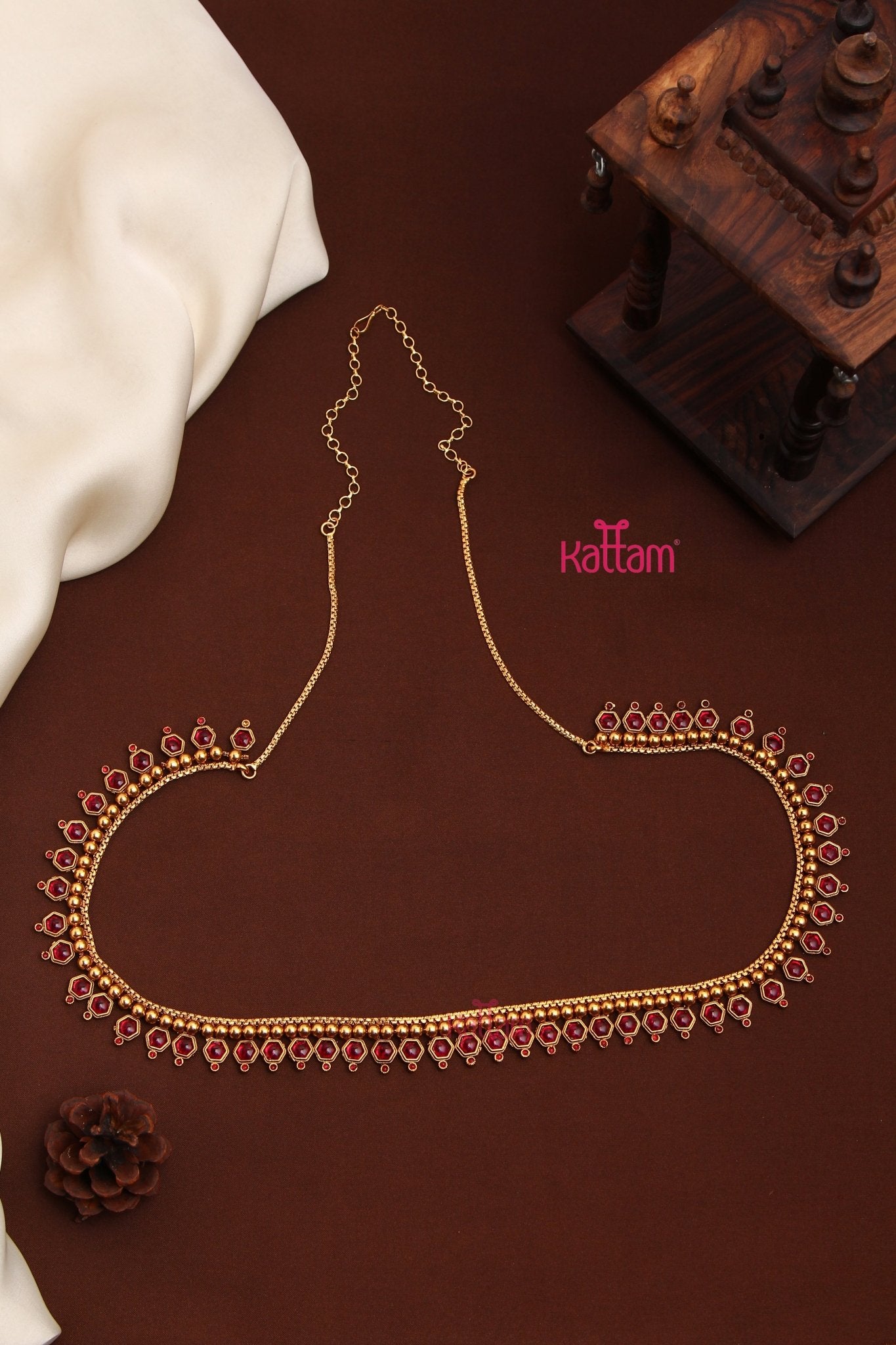 Hexa Ruby Hip Chain - Kattam