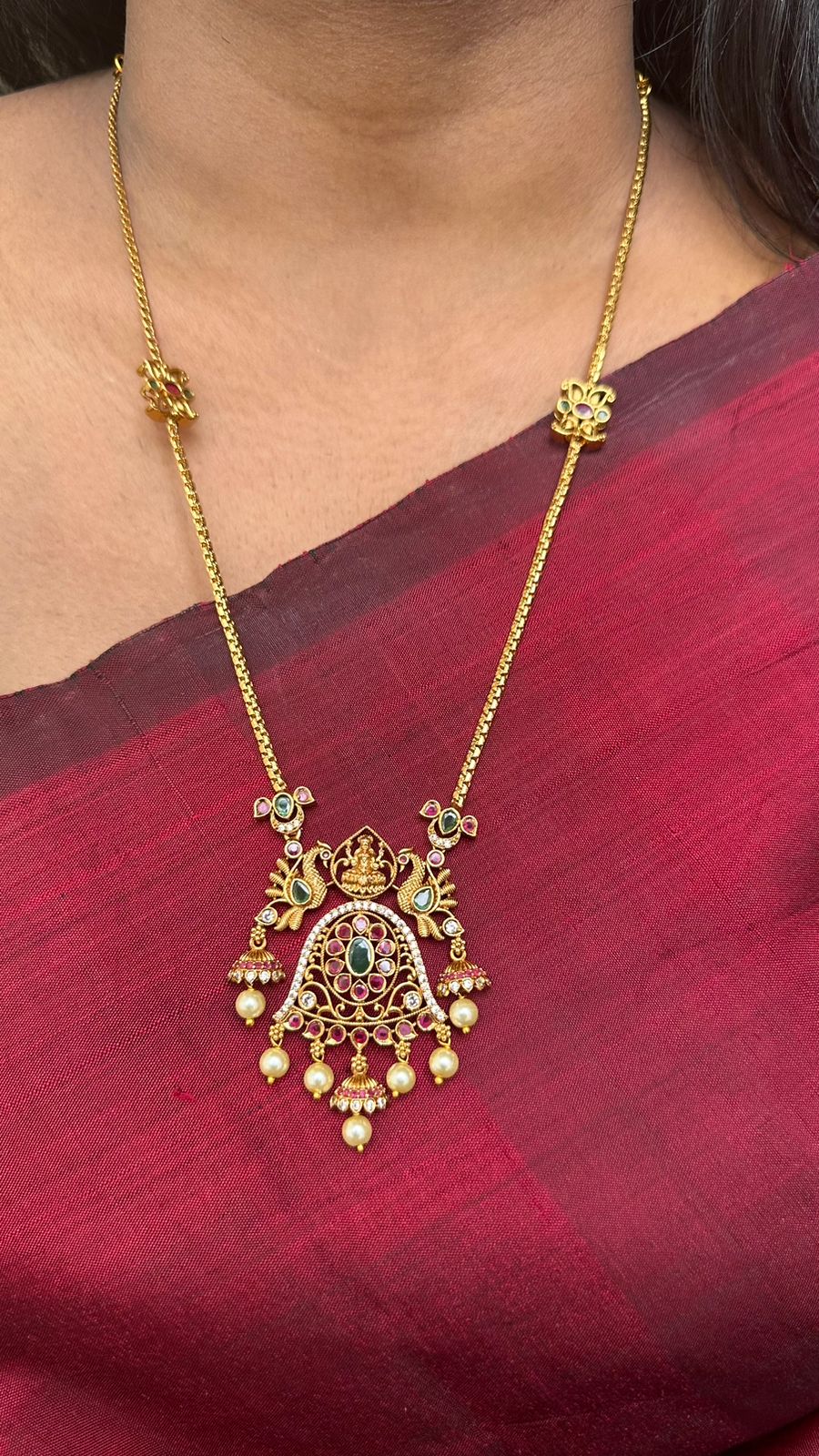 Imaya Ethnic Dollar Chain - Design 1 - Kattam